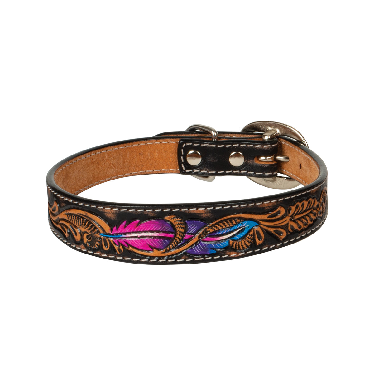 Western & Leather Dog Collars - Weaver Equine