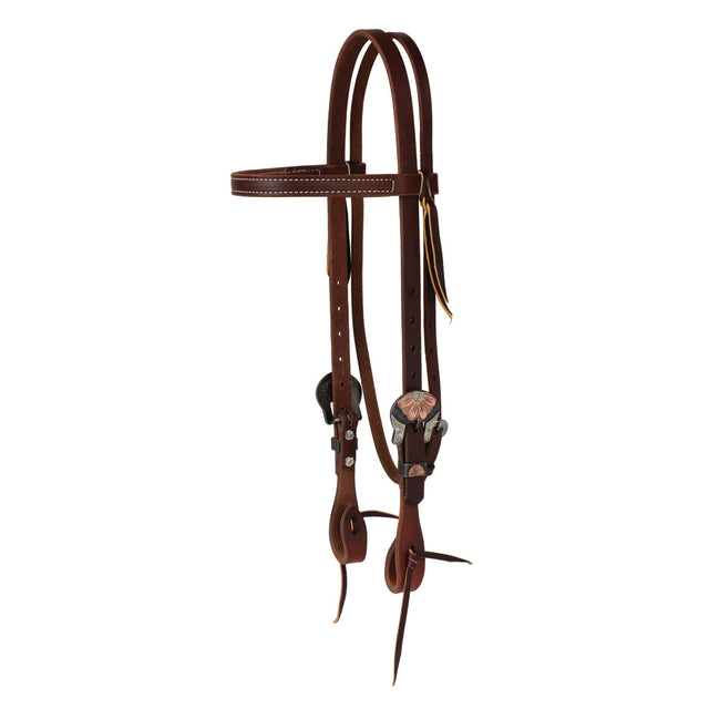 Headstall with Designer Hardware – Working Tack – Weaver Equine