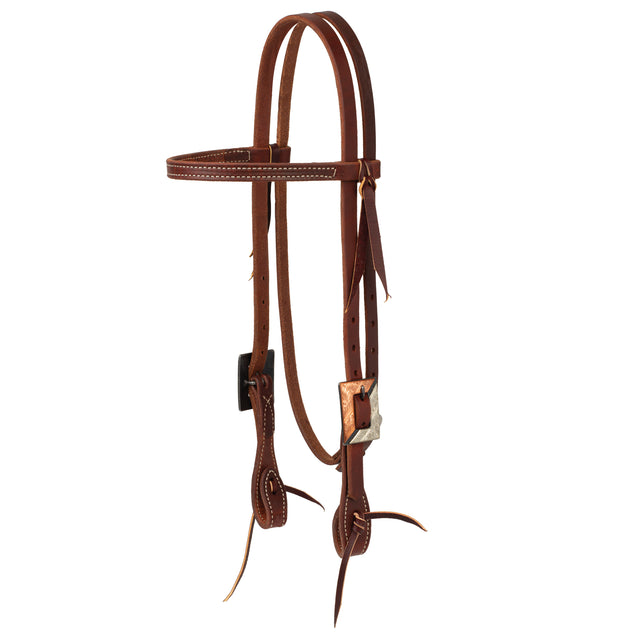 Headstall with Designer Hardware – Working Tack – Weaver Equine