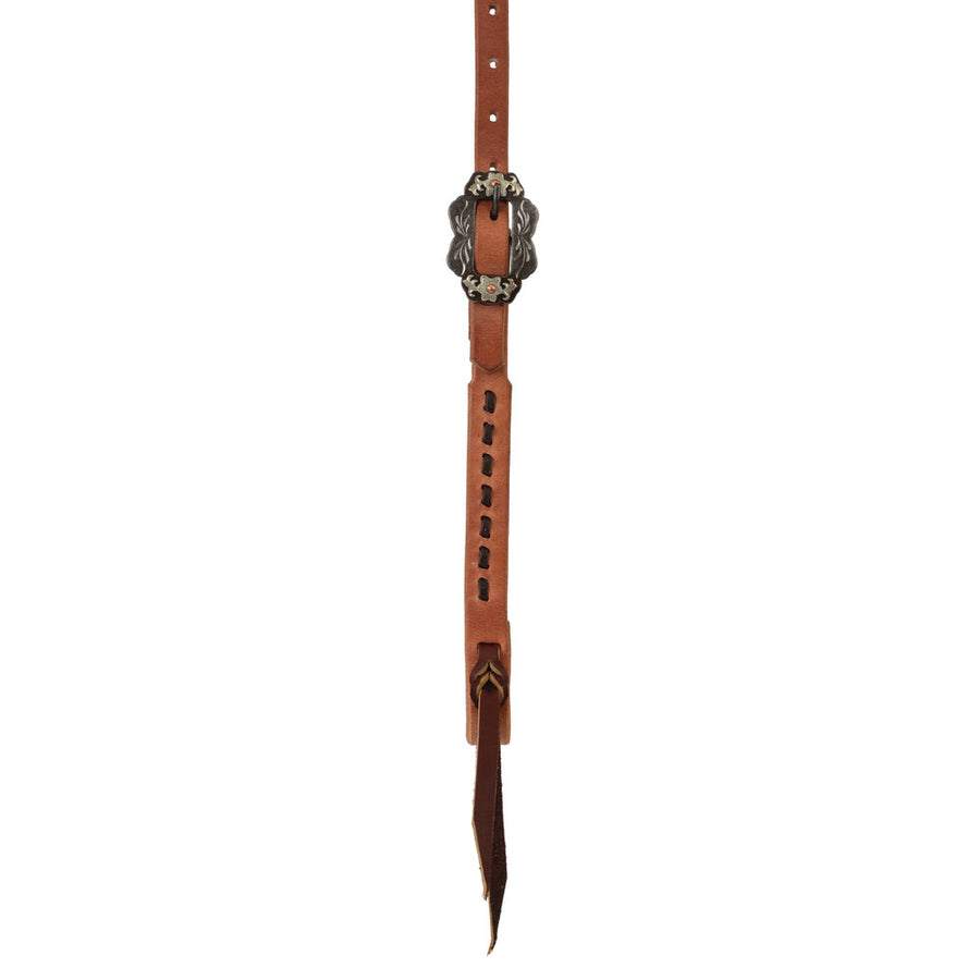 Buckstitch Headstall, Hermann Oak Russet, Dawn Collection - Weaver Equine