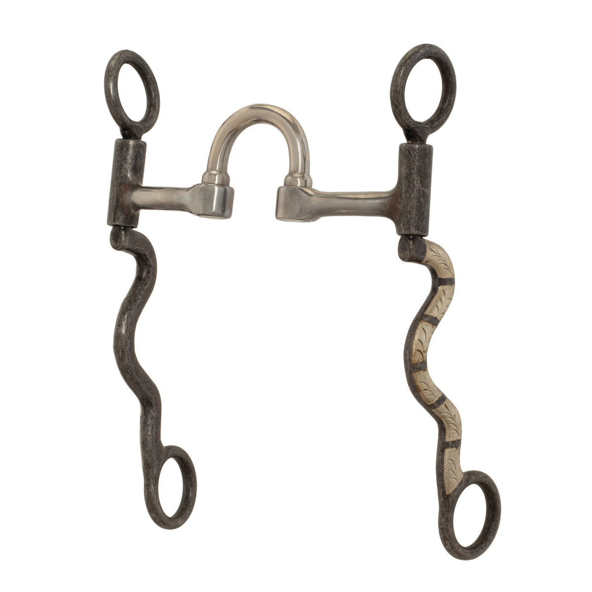 S Shank Horse Bit with Long 8-1/4" Cheeks - Weaver Equine