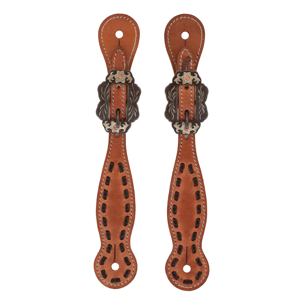 Buckstitch Spur Straps Herman Oak Russet Dawn – Weaver Equine