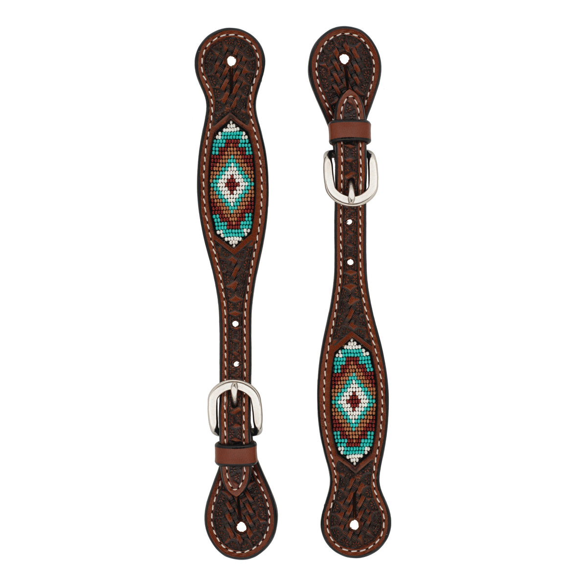 Beaded Spur Straps - Weaver Equine