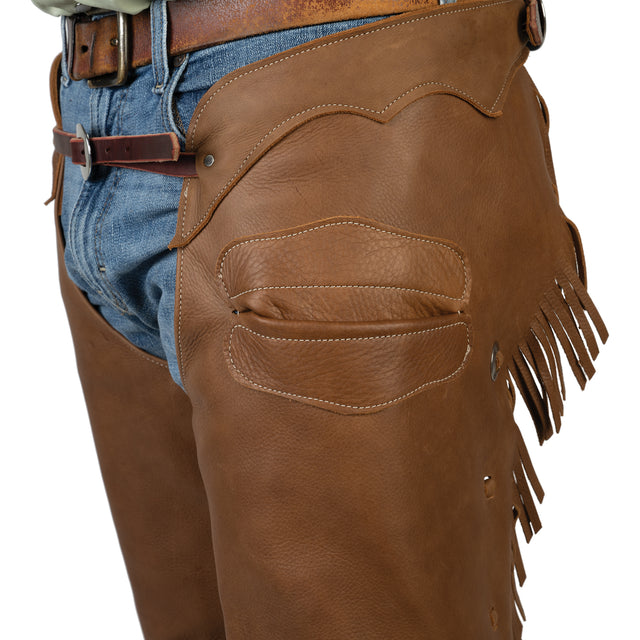 Leather Cowboy Chaps - Weaver Equine
