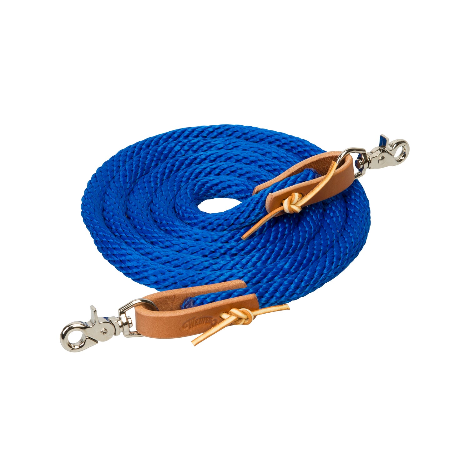 Poly Roper Reins with Scissor Snap, 5/8" x 8, Pistachio/Graphite/Brown ...