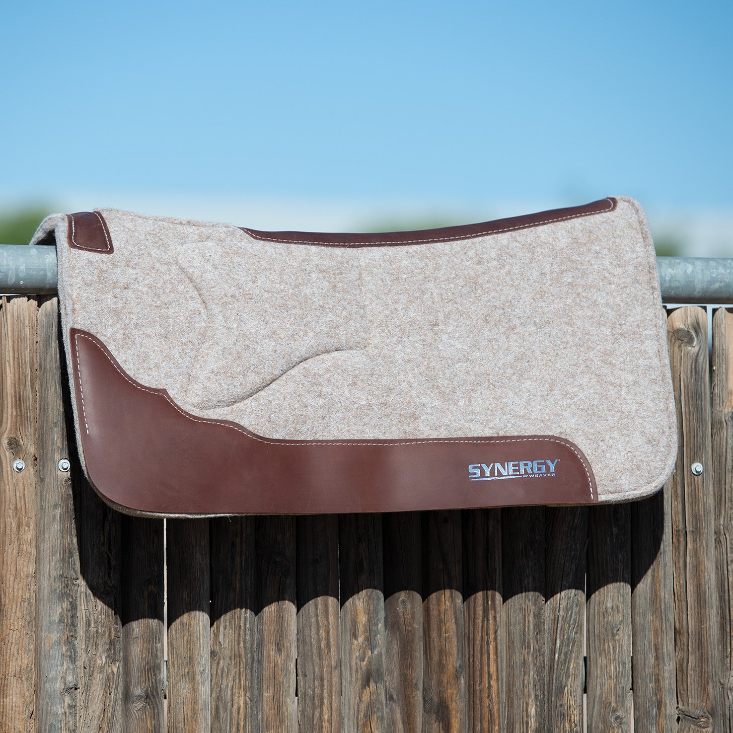 Synergy® Shoulder Relief Performance Saddle Pad, Tan, - Weaver Equine