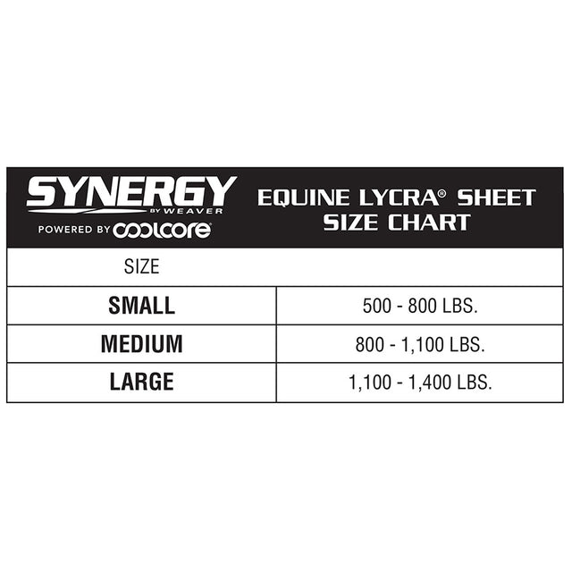 Equine Lycra® Sheets Powered by Coolcore® - Weaver Equine