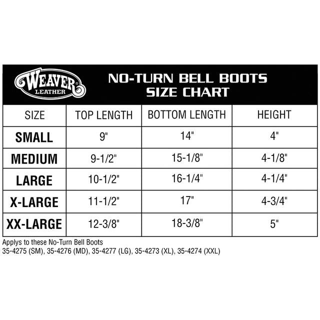 Ballistic No-Turn Bell Boots - Weaver Equine