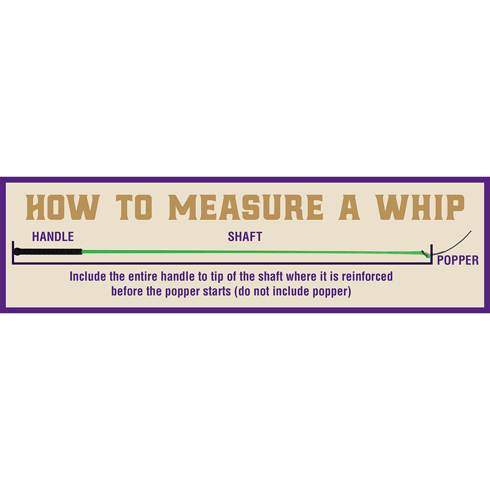 Tennis Grip Pig Whip - Weaver Equine