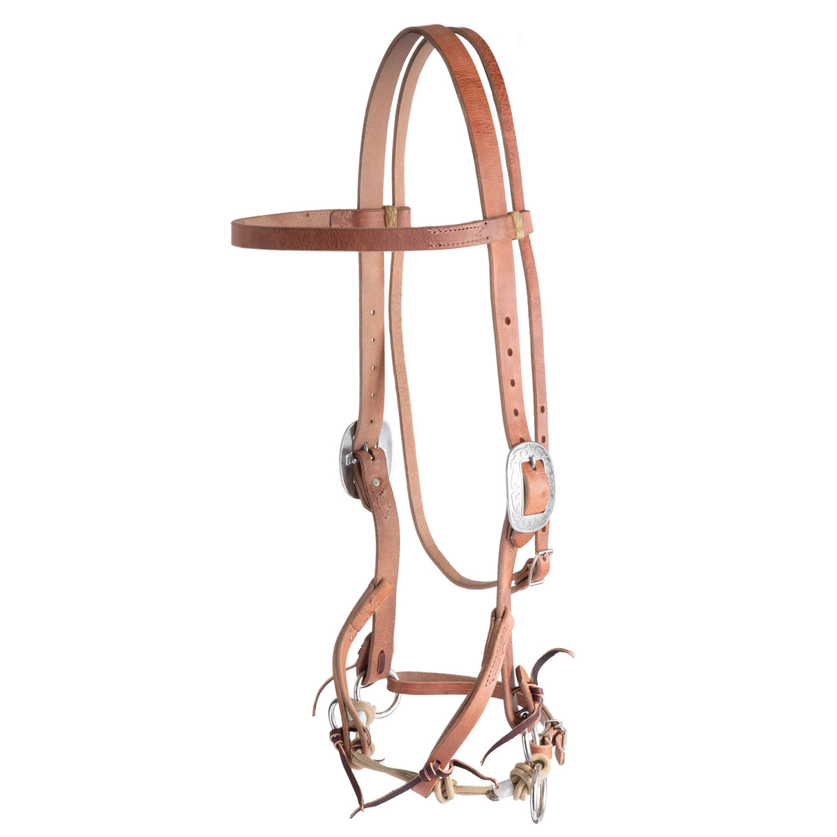 Justin Dunn Bitless Bridle, Draft – Weaver Equine