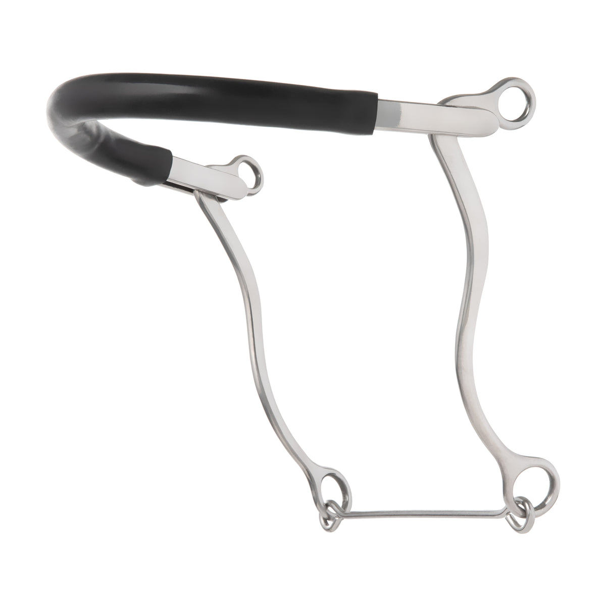 Pony Hackamore With Gum Rubber Bike Chain Covered Nose – Weaver Equine