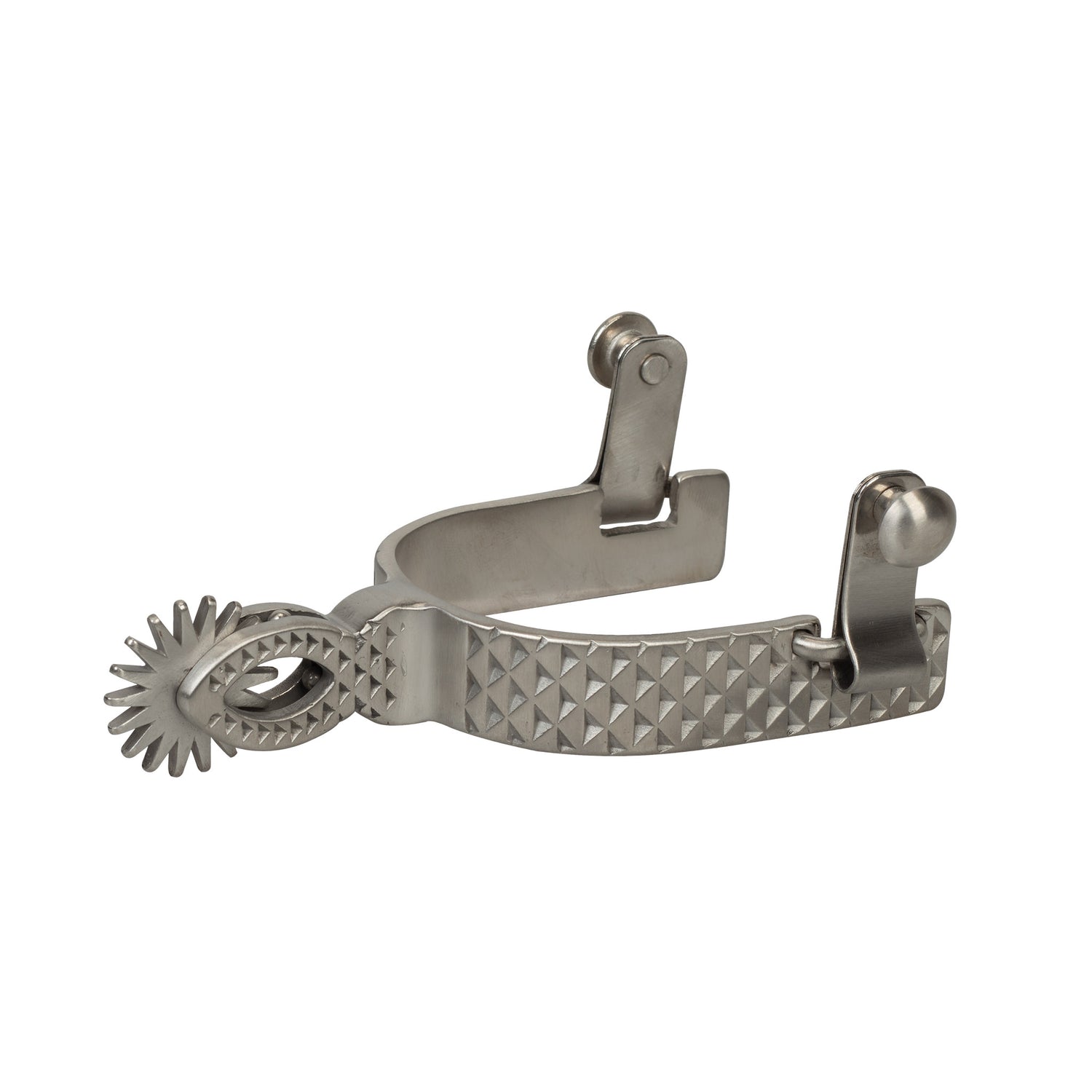 Rasp Chihuahua Spur, Mens, Brushed Stainless Steel - Weaver Leather ...