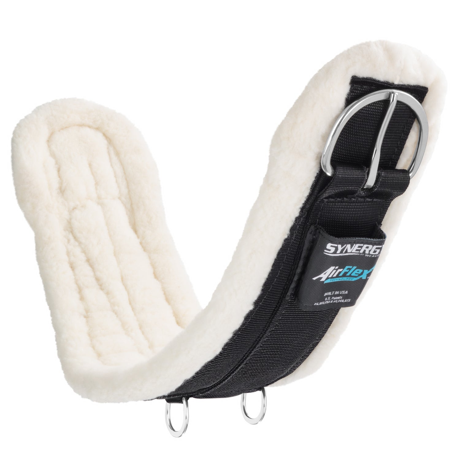AirFlex® Cinch with Merino Wool Fleece Liner, Flat Buckle – Weaver Equine