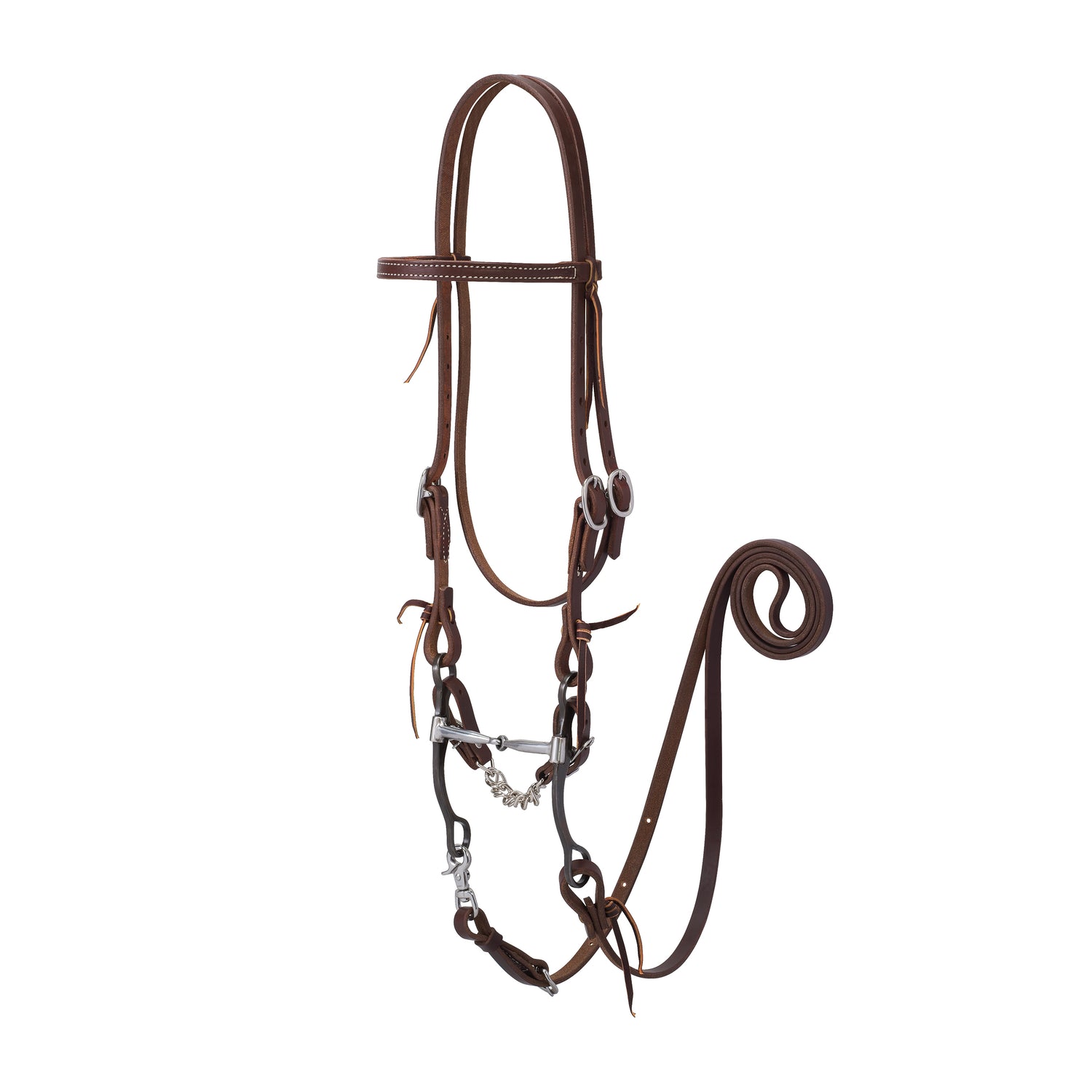 Working Tack Bridle with Correction Mouth Bit - Weaver Leather Equine ...