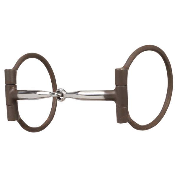 All Purpose Offset Dee Bit with 5" Sweet Iron Snaffle Mouth with Copper ...