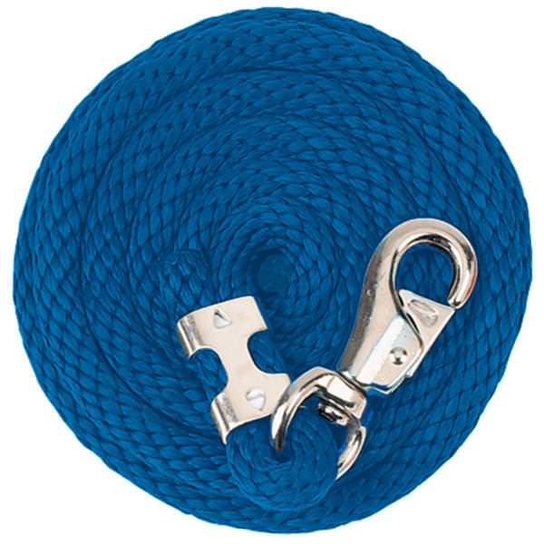 Poly Lead Rope with Nickel Plated Bull Snap, Navy/Blue/Turquoise ...