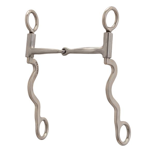Pro Series Long 8-1/4" Cheek Horse Bit, Sweet Iron Snaffle - Weaver ...