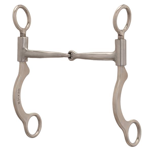 Pro Series Short 6-1/2" Cheek Horse Bit, Sweet Iron Snaffle - Weaver ...